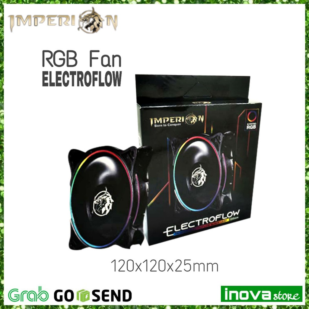 Jual IMPERION Gaming Fan RGB Electroflow 120mm | Shopee Indonesia