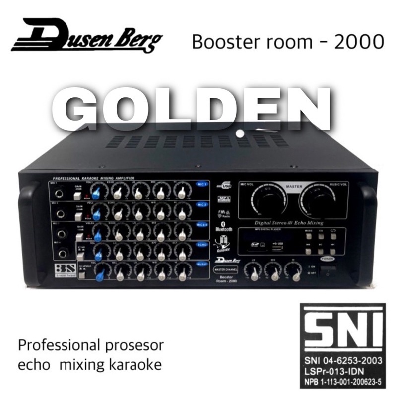 Jual Amplifier Karaoke Dusenberg Booster Room 2000 Original Bluetooth ...