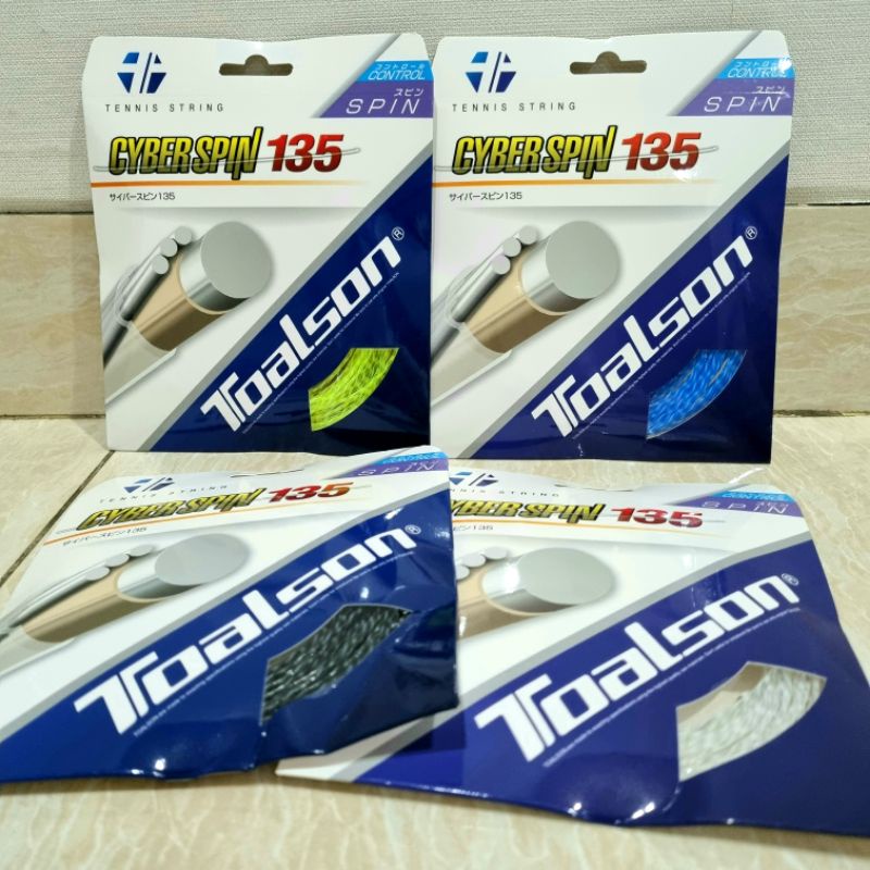 Jual Senar Raket Tennis Tenis Toalson Cyber Spin CyberSpin 135 | Shopee ...