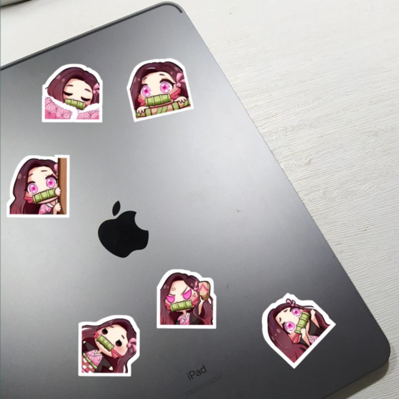 Jual Sticker Anime NEZUKO DEMON SLAYER chibi emoticon anime Sticker ...