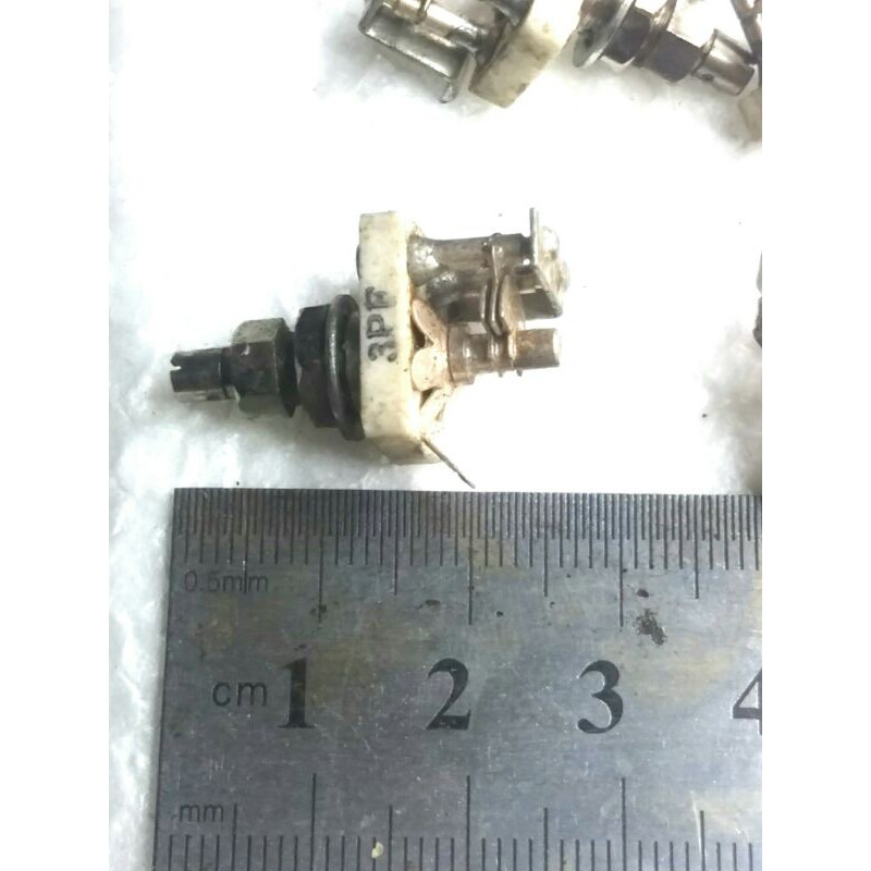 Jual varco besi 3pf trimer batu highvoltage variable capacitor tested ...