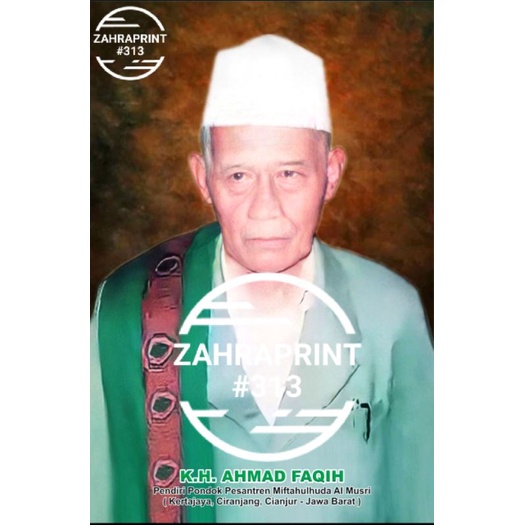Jual Poster Ajengan Photo Foto KH Ahmad Faqih # Laminating | Shopee Indonesia
