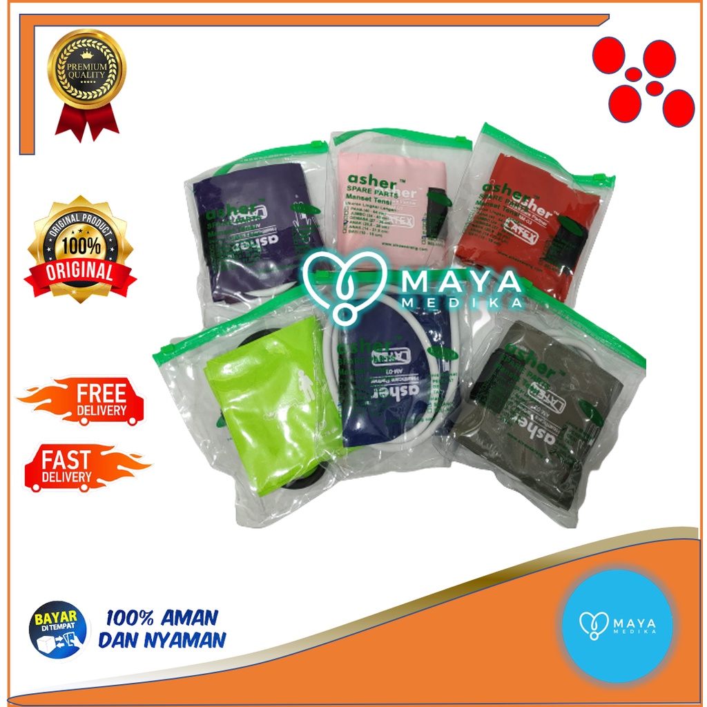 Jual Manset Tensimeter Digital Anak Asher - 1 Selang | Shopee Indonesia