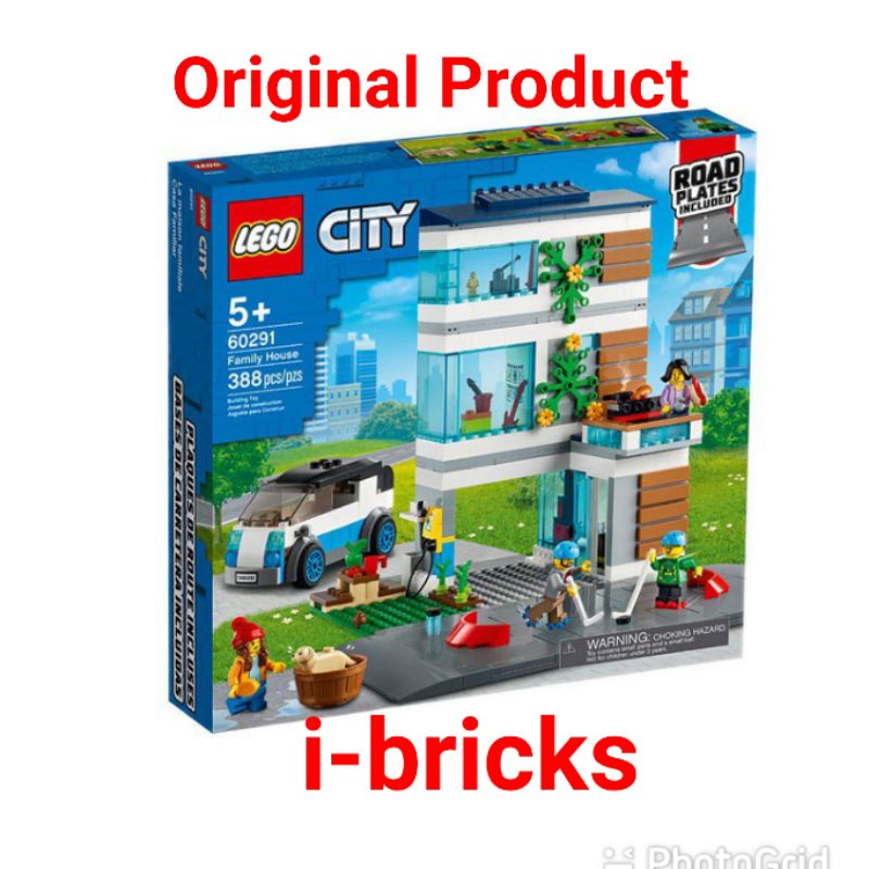 Jual LEGO City 60291 Family House | Shopee Indonesia