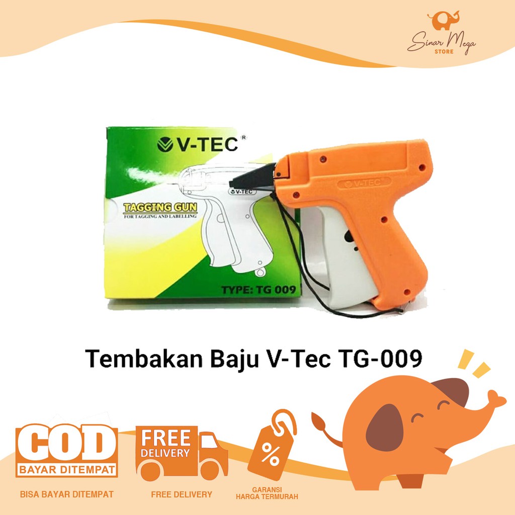 Jual Vtec V-Tec Tagging Gun TG-009 / Alat Tembak Label Harga Bandrol ...