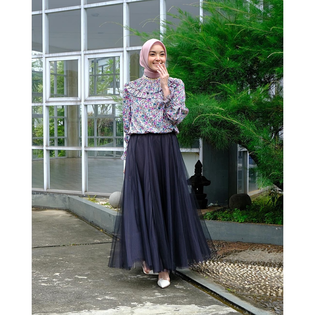 Jual Rok Tutu Polos Premium Panjang 90cm Rok Tile Import Dewasa ...