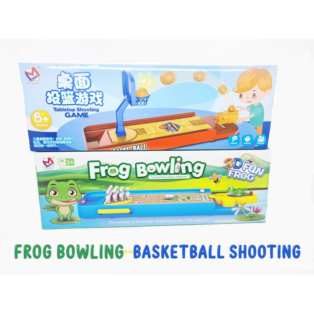 Jual Frog Bowling Basketball Shooting Games Board Game | Shopee Indonesia