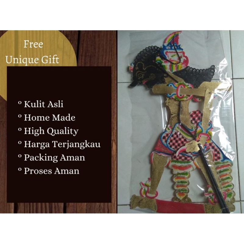 Jual Wayang Kulit Bratasena / Brotoseno Standar Dalang | Shopee Indonesia