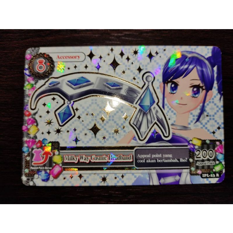 Jual Aikatsu card Beta seri 1 Milky Way Cosmic Headband | Shopee Indonesia