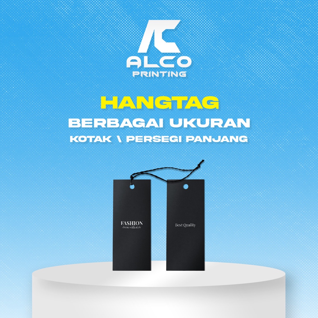 Jual HANG TAG | LABEL PRODUK | FREE DESIGN | Shopee Indonesia