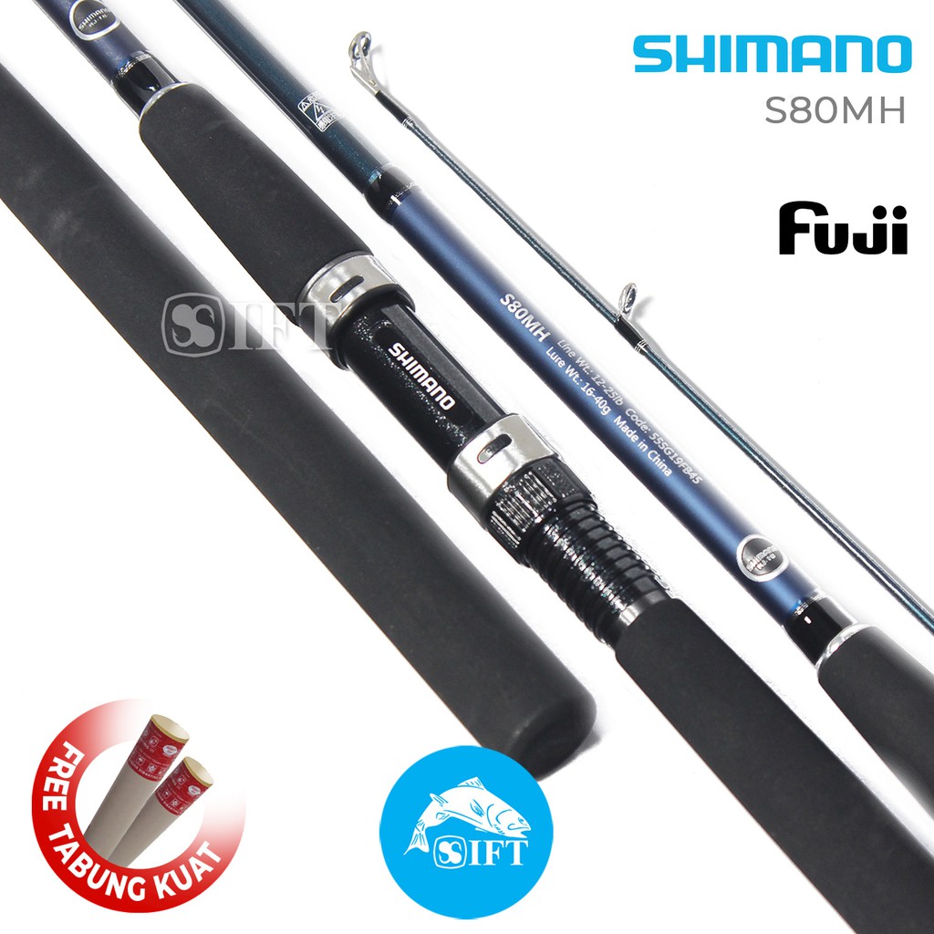 Jual Joran SHIMANO BASSTERRA EV | Fuji Fazlite + Seat | 165 180 195 210 | Kolam Sungai Laut ...