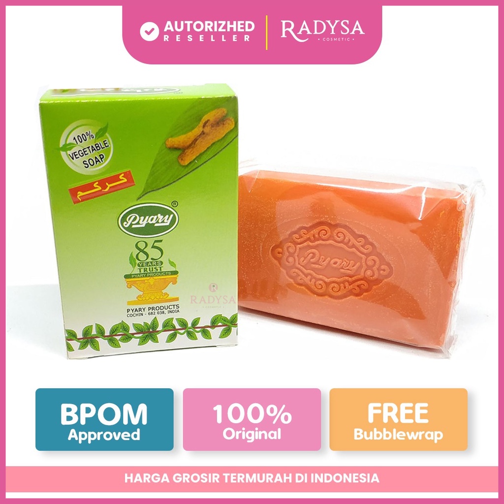 Jual 𝐑𝐀𝐃𝐘𝐒𝐀 - PYARY Sabun Arab Pyary Turmeric Soap [ BPOM ] | Shopee Indonesia