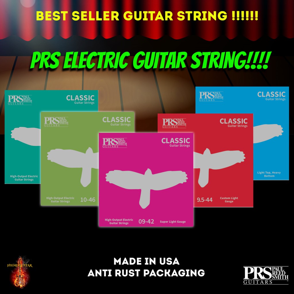 Jual PRS electric guitar strings Classic series ( senar gitar elektrik ...