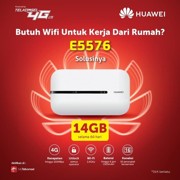 Jual Mifi Modem Wifi 4G LTE Huawei E5575 Unlock All GSM [BEST PRODUCT] | Shopee Indonesia