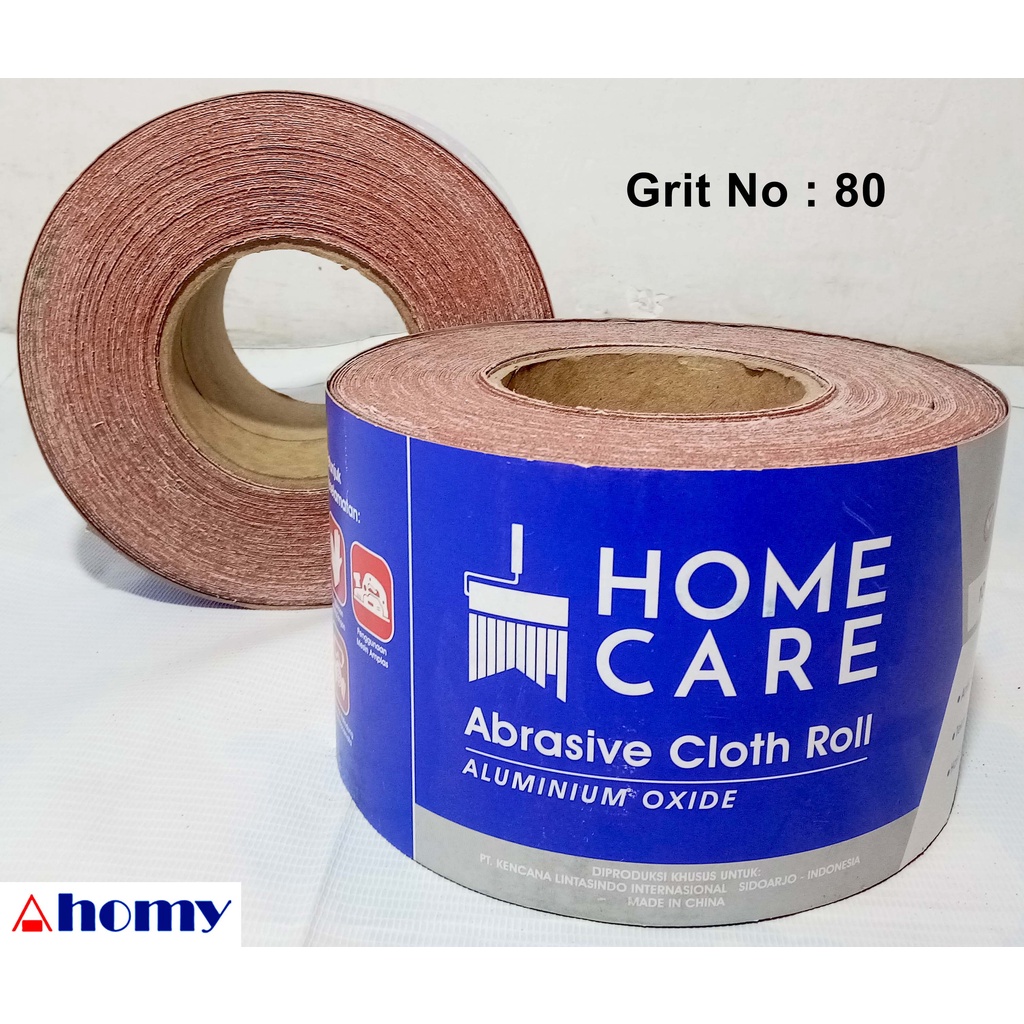 Jual 1roll (25m) amplas kain roll grit 80 (10cmx25m) home care | Shopee ...