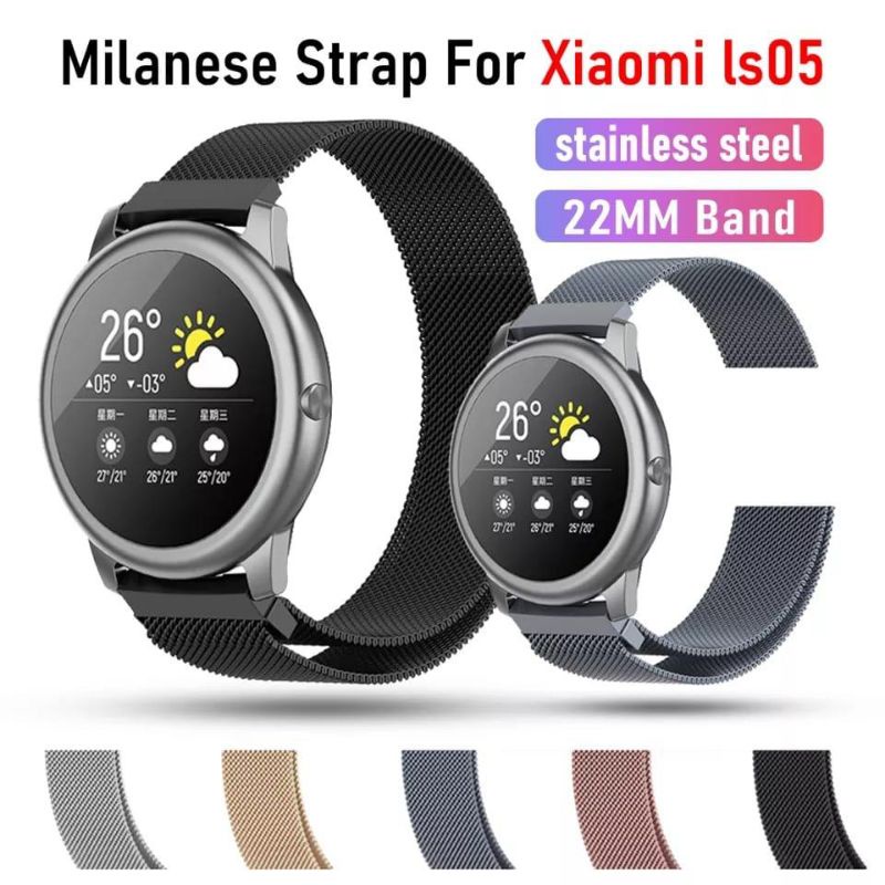Jual Tali Strap Rantai Magnetic Jam Tangan Smartwatch Haylou RS3 LS10 ...