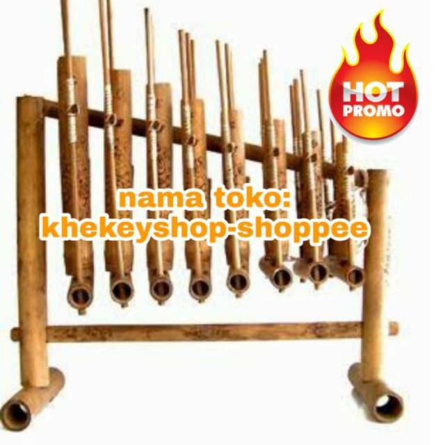Jual Angklung 8 Nada Normal BESAR Satu Oktaf | Shopee Indonesia