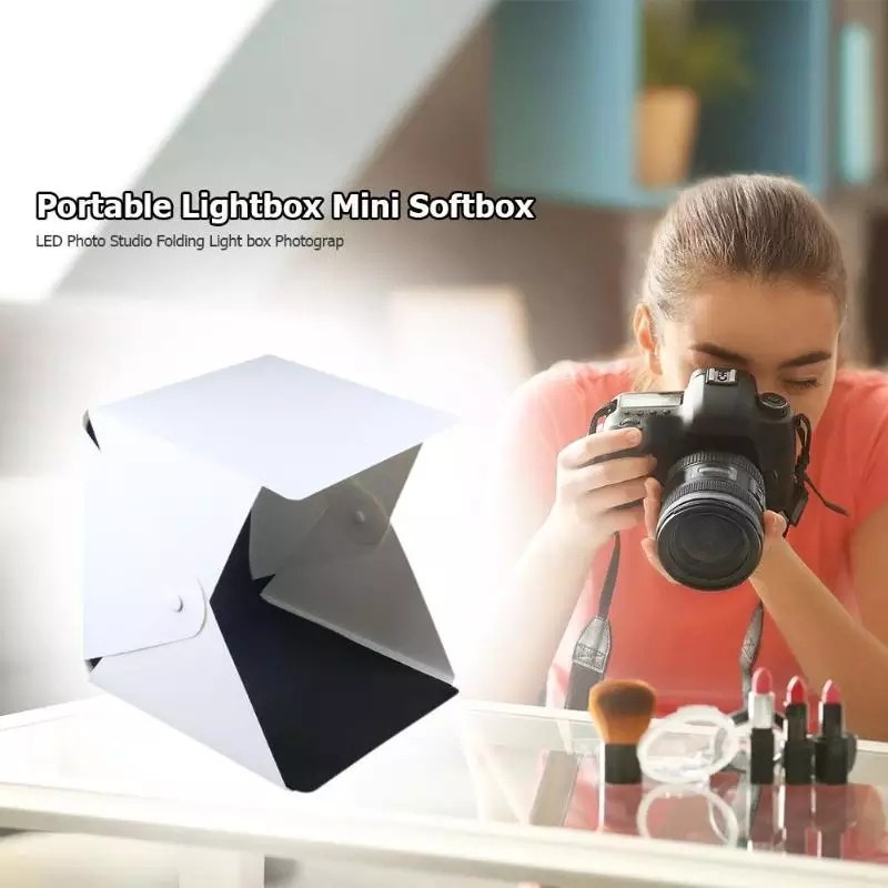 Jual studio foto mini/photobox/foto produk/studio foto lipat portable ...