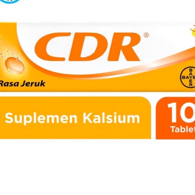 Jual CDR Calcium D Redoxon Eff 10’ , Suplemen Calsium Rasa Jeruk ...