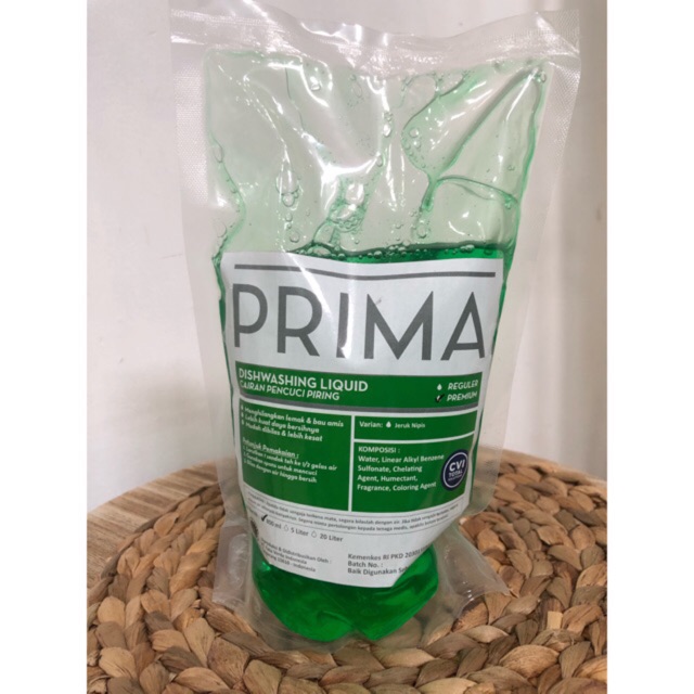 Jual Prima Dishwashing Liquid Premium Lime (Pouch 800ml) | Shopee Indonesia