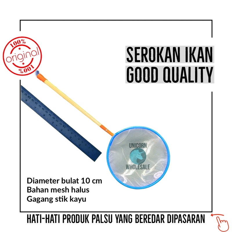 Jual SEROKAN SARINGAN IKAN JENTIK ENCU KUTIR ARTEMIA BULAT 10 CM ...
