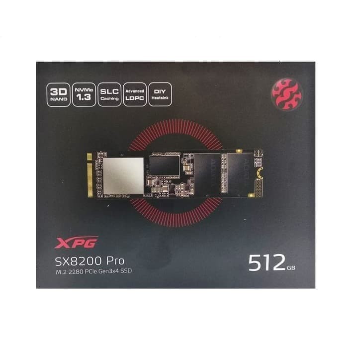 Jual SSD ADATA 512 GB M.2 NVME SX8200 PRO | Shopee Indonesia