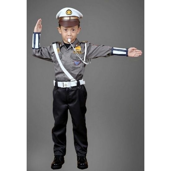 Jual baju polisi anak paket komplit | Shopee Indonesia
