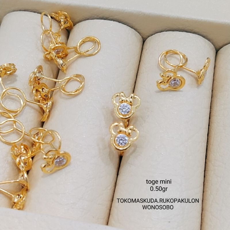 Jual Anting toge (emas asli kadar 375/8k) | Shopee Indonesia