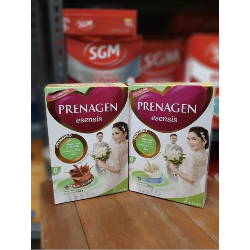 Jual PRENAGEN ESENSIS VELVETY CHOCO/ FRENCH VANILA 360 gr PROMIL | Susu ...