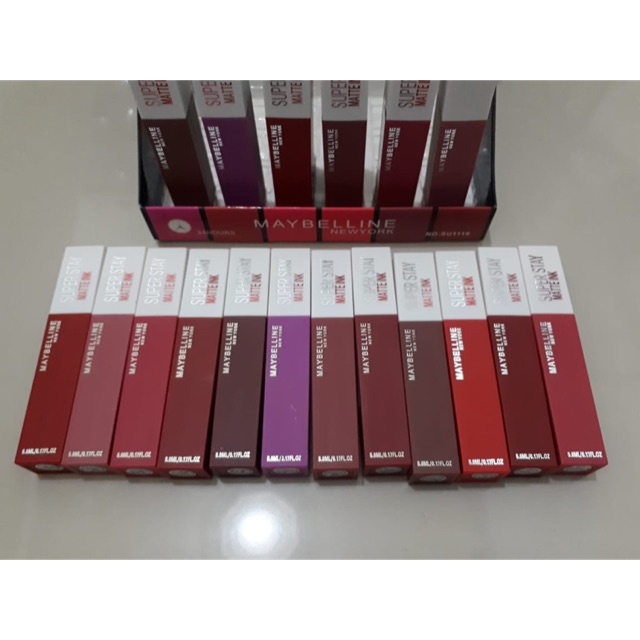 Jual Maybelline superstay [BARCODE] lusinan | Shopee Indonesia