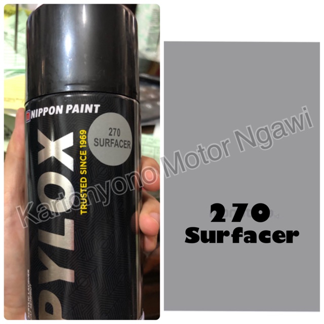Jual Pylox Nippon Paint Surfacer 270 / epoxy / cat dasar / semprot ...
