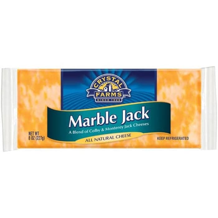 Jual Crystal farm marble jack cheese 8 oz ( 226 gr ) | Shopee Indonesia