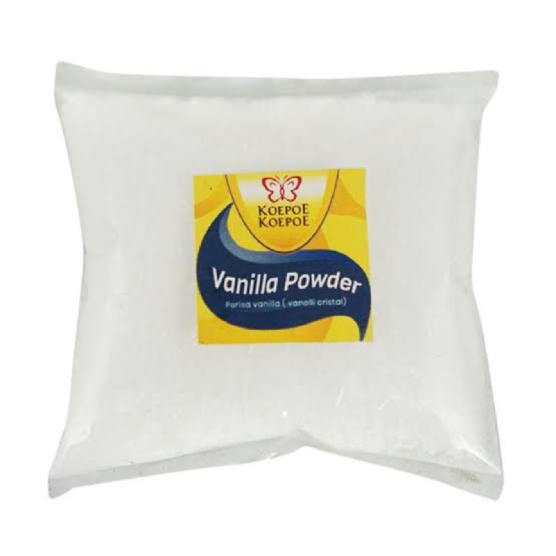 Jual REPACK: 100G - KOEPOE VANILLA POWDER/ Perisa Vanilli/ Vanili Bubuk ...