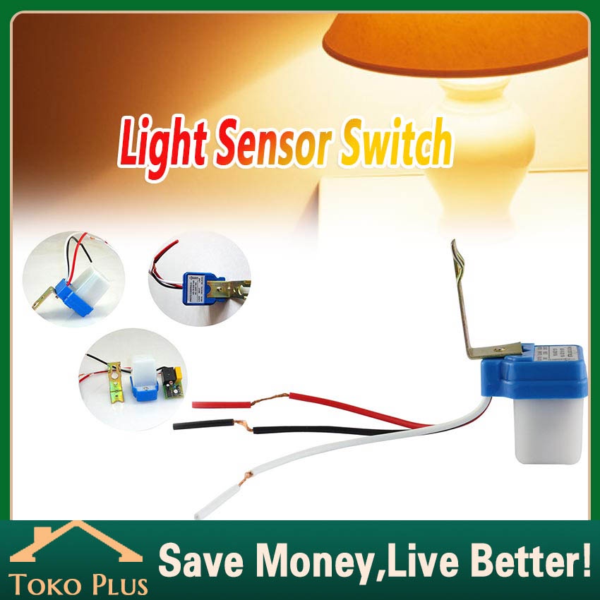 Jual Photocell AC DC 12 V 24 V 220 V 10A Sensor Cahaya Lampu LED ...