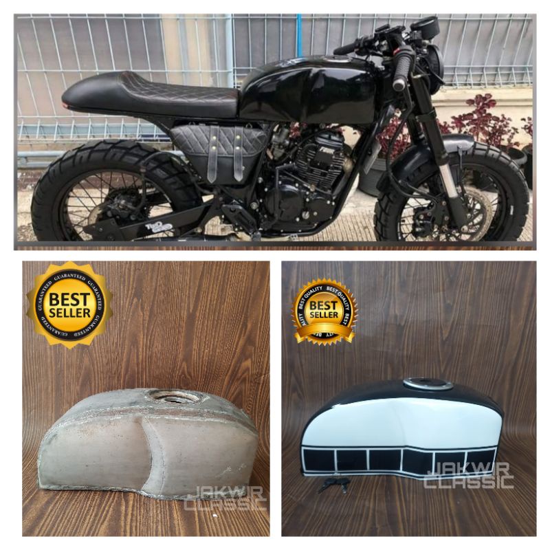 Jual Tangki Custom Caferacer Tangki Caferacer Tutup Ninja | Shopee ...