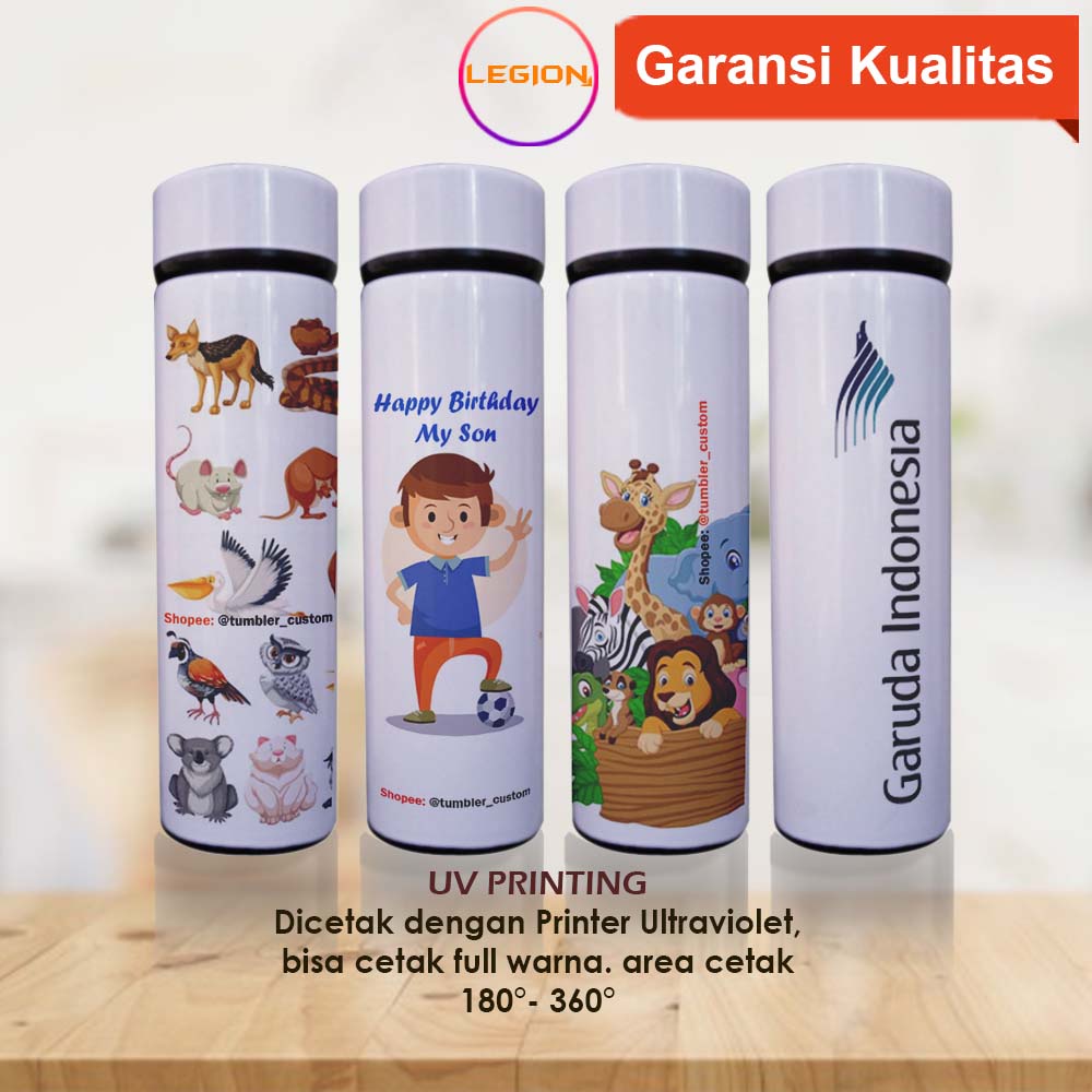 Jual Tumbler Custom Sablon sakura, Grafir Silver, Grafir Gold, desain ...