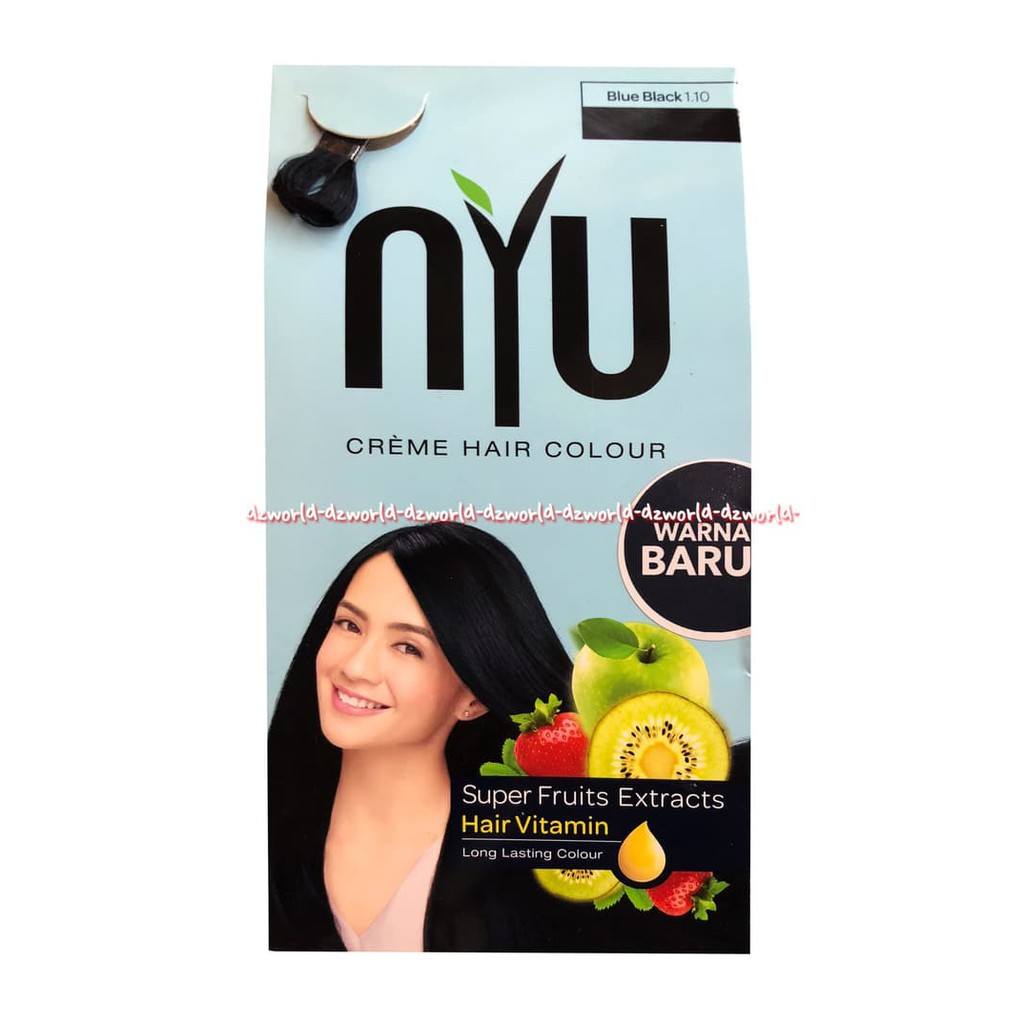 Jual dzw3385 Cat Rambut NYU Creme Blue Back 1.10 Pewarna Rambut Biru ...