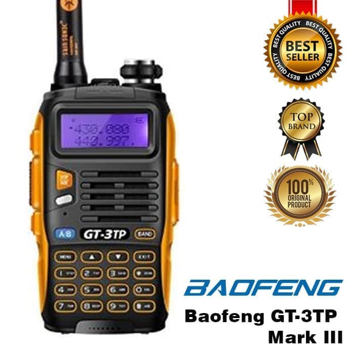 Jual Radio HT handy talky HT BAOFENG GT-3P III DUALBAND waterproof | Shopee Indonesia