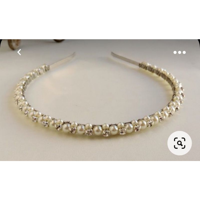 Jual Bando diamond mutiara model lilit kawat BND11 | Shopee Indonesia
