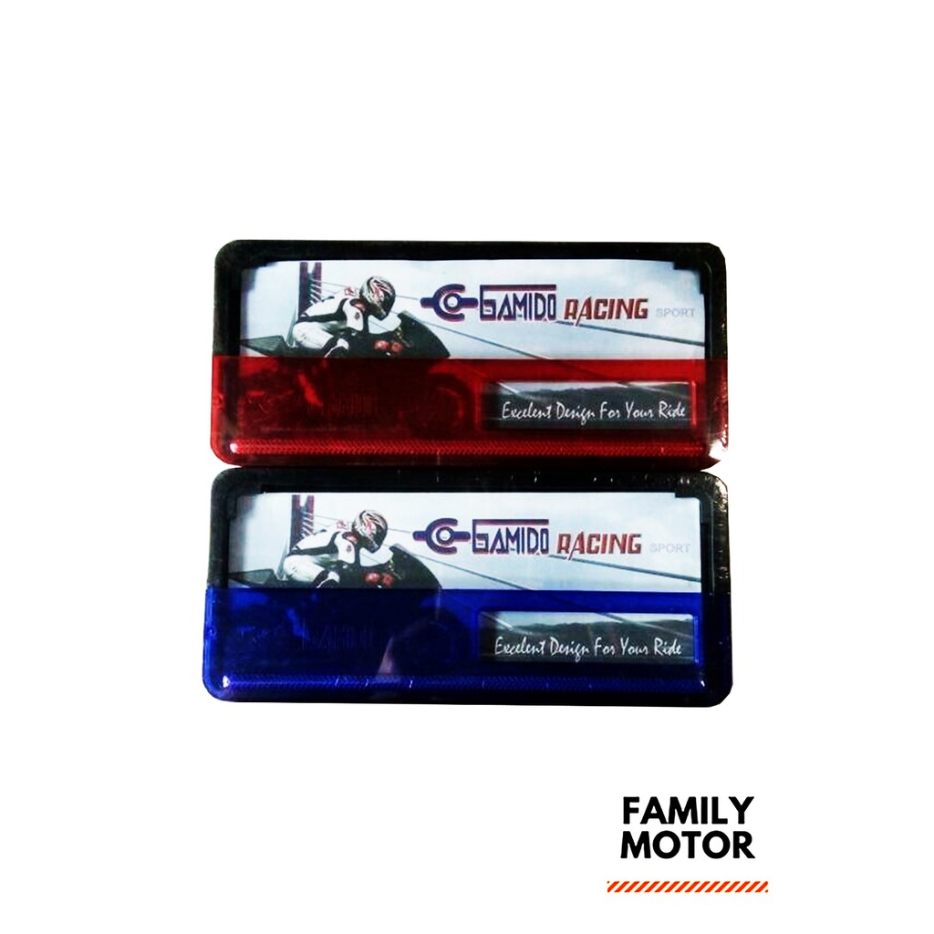 Jual BINGKAI ATAU COVER PLAT NOMOR MODEL LIST GAMIDO | Shopee Indonesia