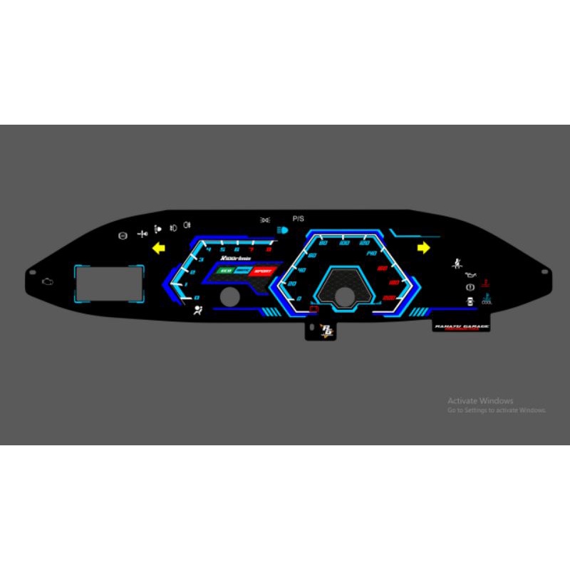 Jual Panel speedometer Vios Gen 2 papan spidometer custom vios gen 2 ...