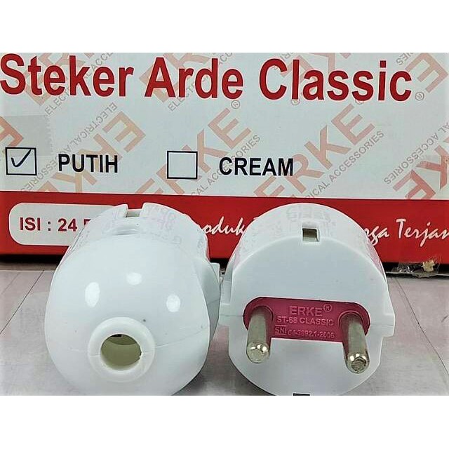 Jual Steker Bulat Arde 2 phase murah cop listrik erke /dexicon / econo ...