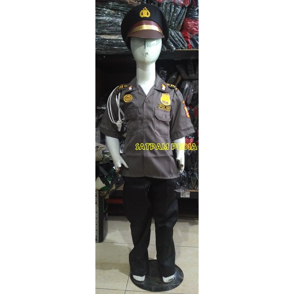 Jual Seragam Cita-cita Anak Polisi - Kostum Anak Polisi | Shopee Indonesia