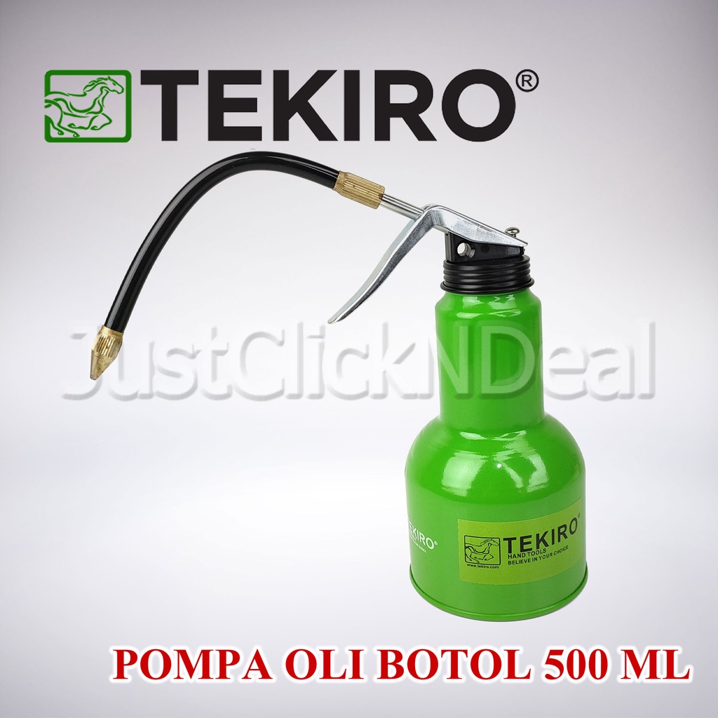 Jual Tekiro Pompa Semprot Oli Botol 500 ml Oil Can Metal | Shopee Indonesia