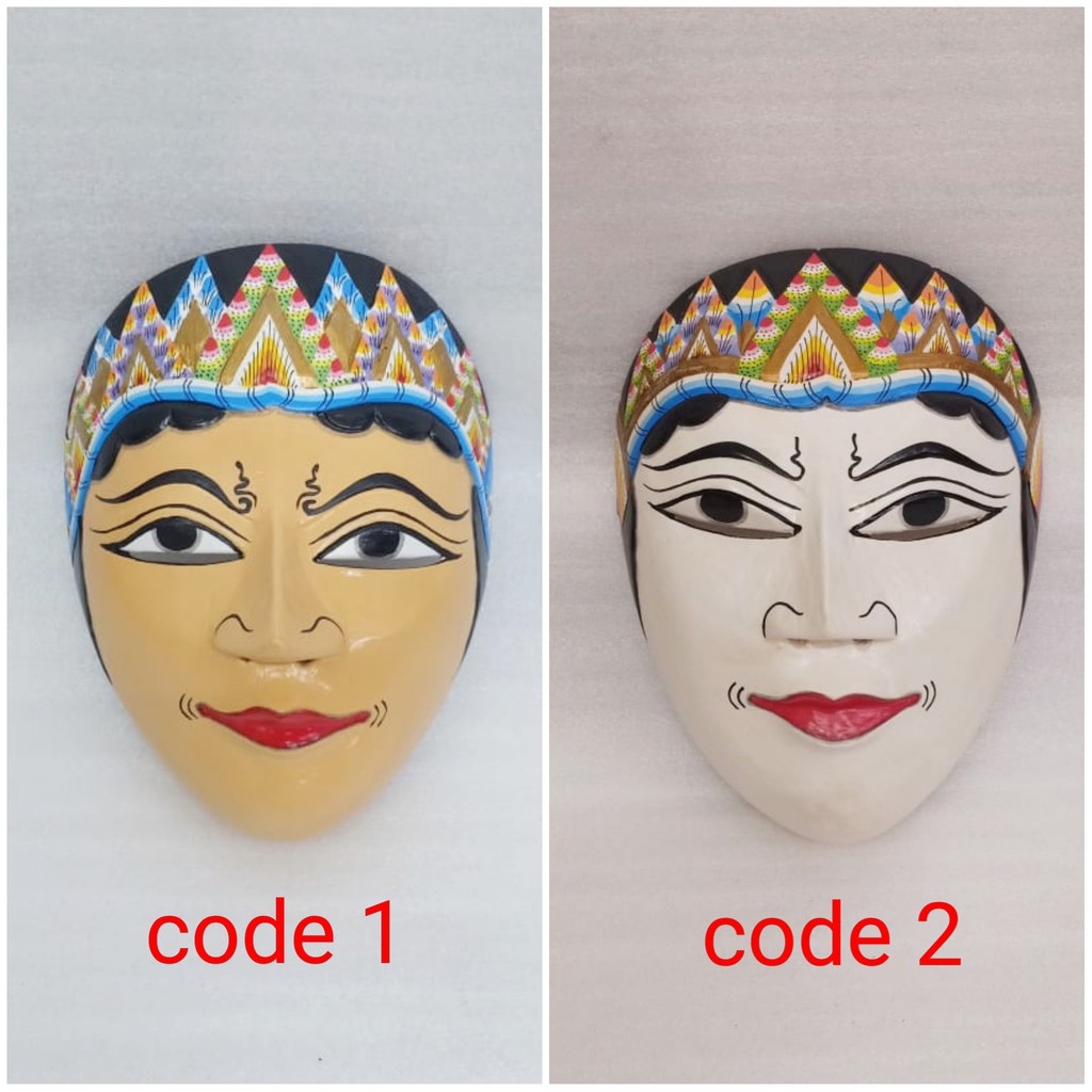 Jual Topeng Panji Klono Tarian Tari Wayang orang / javanese traditional ...