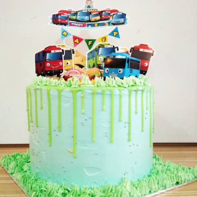 Jual DRIP CAKE TEMA TAYO / KUE ULANG TAHUN TAYO | Shopee Indonesia
