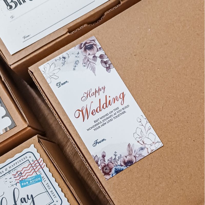 Jual STICKER LABEL BOX | STICKER DEKORASI BOX HAMPERS | STICKER SEGEL ...