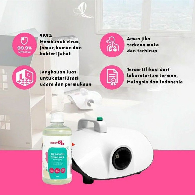 Jual Berryc Compact Fogger READY Mesin fogging berryC Fogging Smoke Fog ...