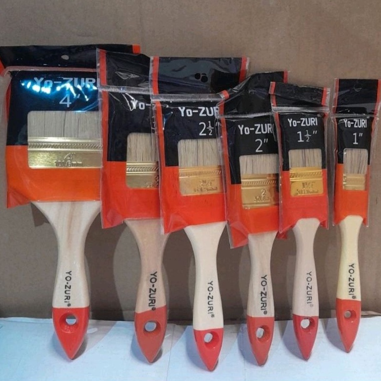 Jual Kuas Cat Ukuran Bervariasi Untuk Cat Tembok / Kayu / Pelapis dll ...