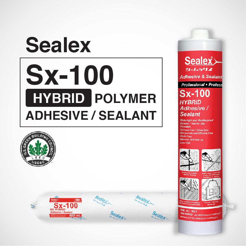 Jual LEM Sealant SEALEX SX-100MS MS-Hybrid Adhesive 600ml | Shopee ...